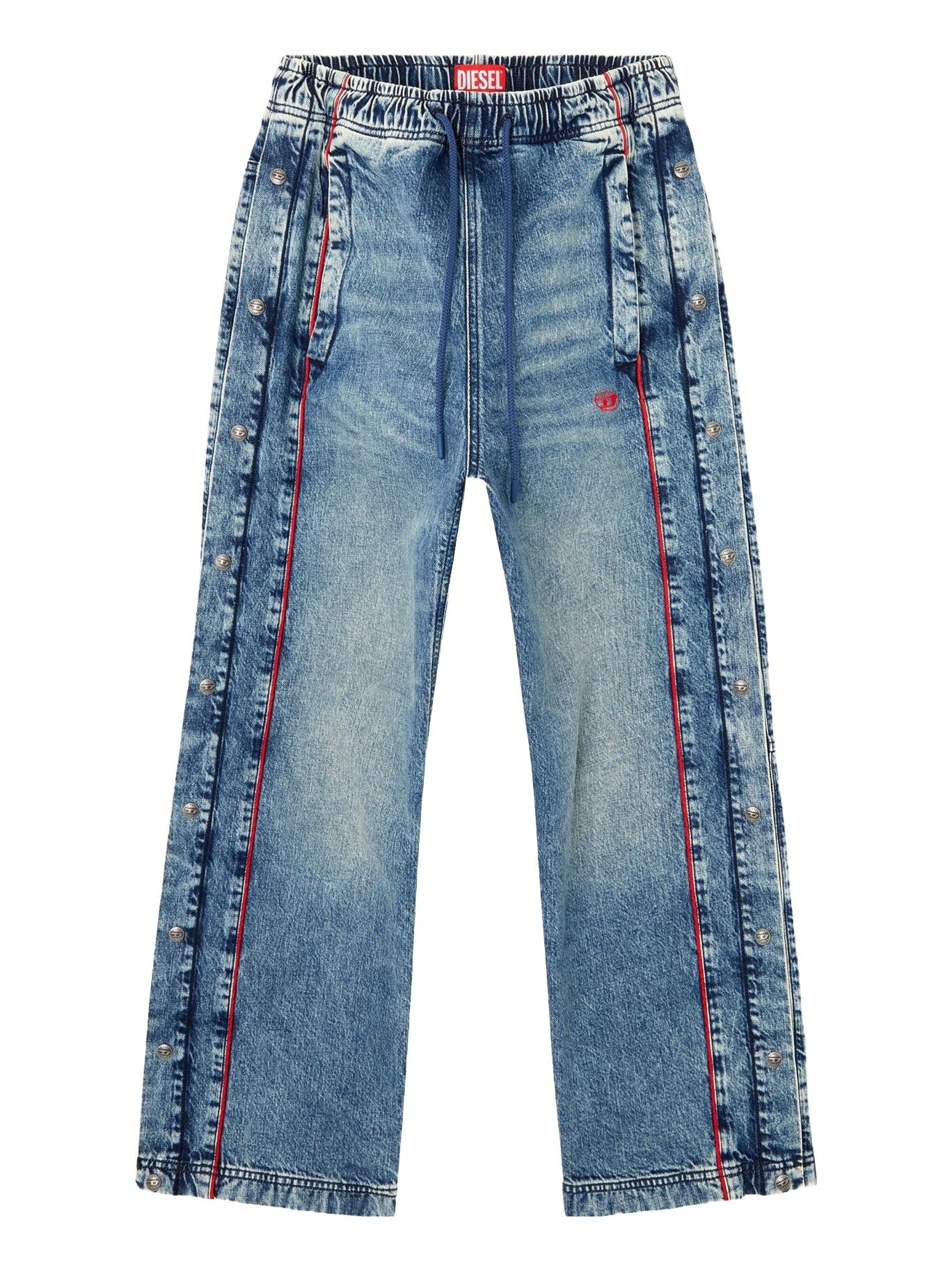 DIESEL® Diesel D-Axfor-S Drawstring Wide Leg Jeans